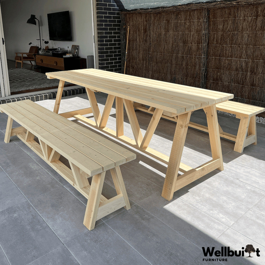 Australian Modern Outdoor Table Sets – Wellbuilt Table